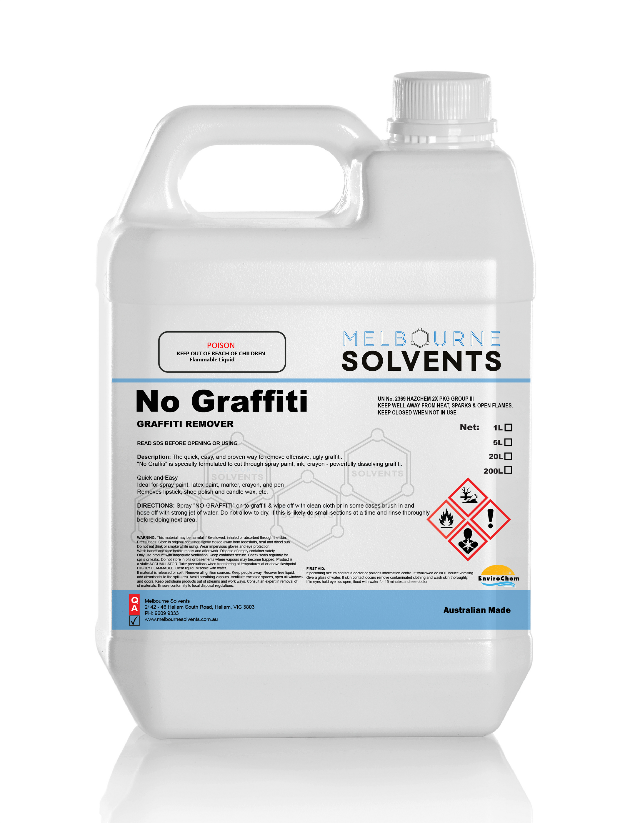 No Graffiti, Graffiti Remover