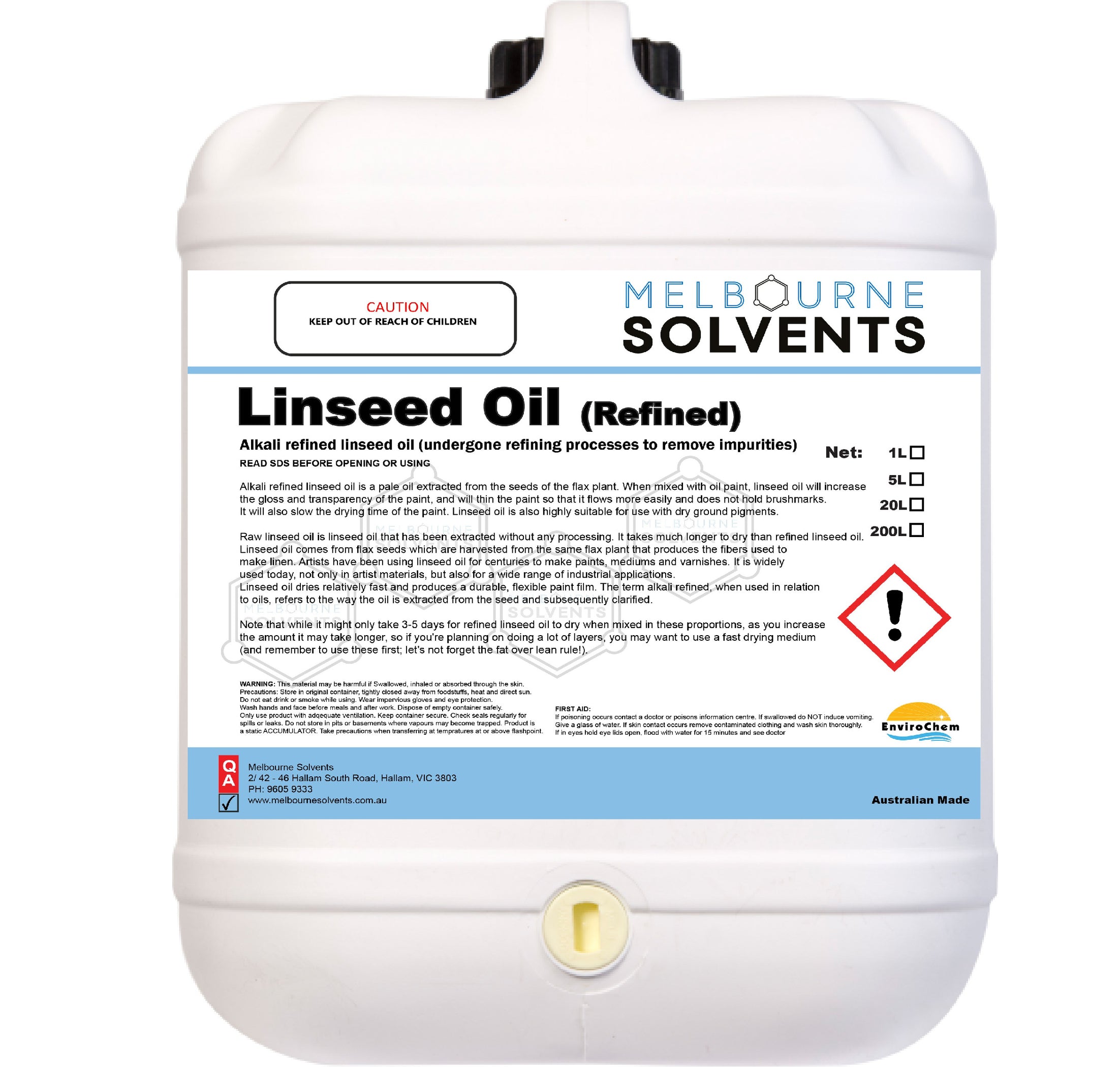 Linseed Oil (Refined)